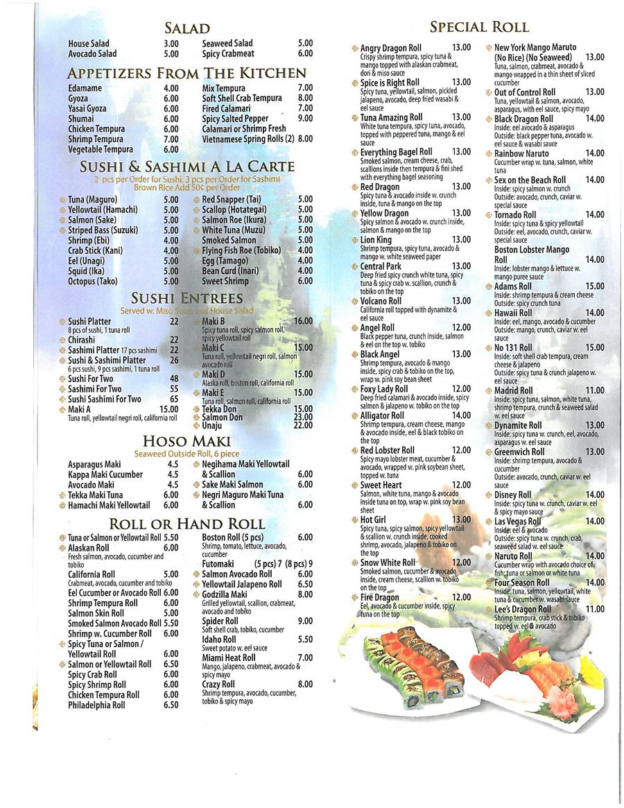 BerkshireMenus.com - Lee Dynasty