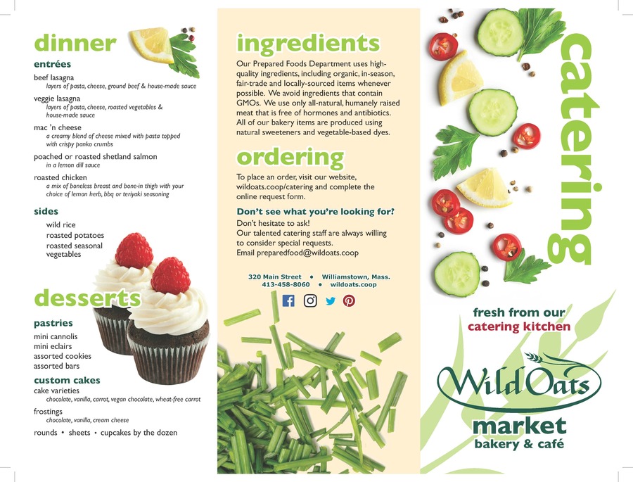 BerkshireMenus.com - Wild Oats Market